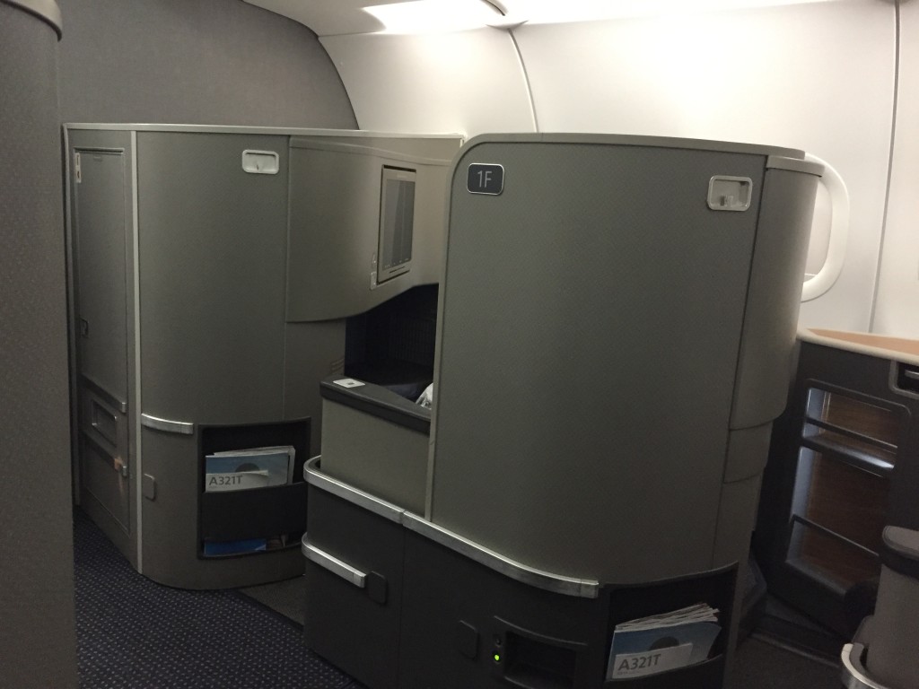 American Airlines LAX to JFK, First Class - Miles from Blighty