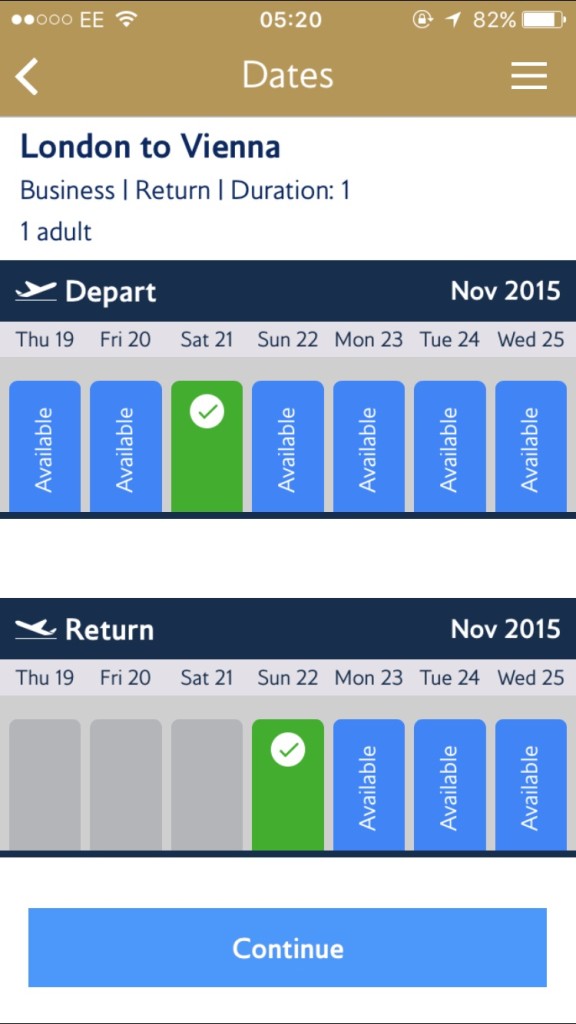 British Airways updates its iPhone app - Miles from Blighty